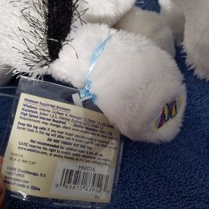 GANZ | Other | Ganz Black And White Cat Plush Toy 7 | Poshmark